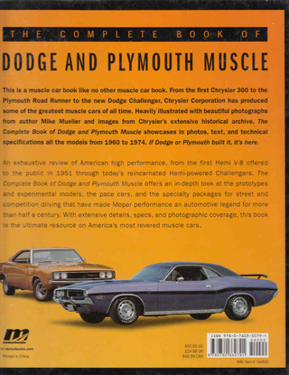 The Complete Book of Classic Dodge and Plymouth