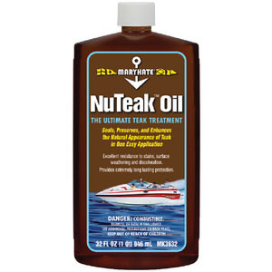 Marikate Nu Teak Teak Oil - Quart Mk3632 - PowerBoatSupply.com by ...