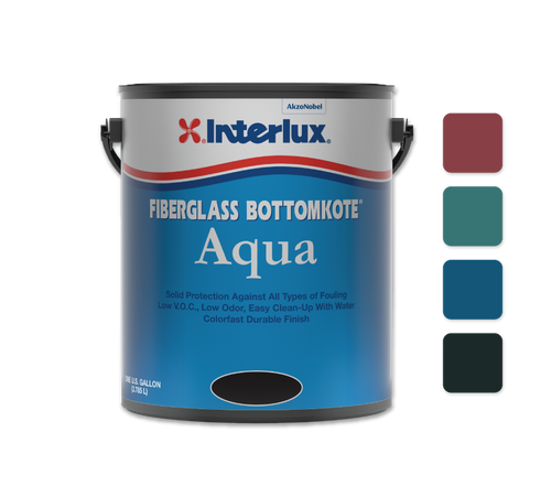 Interlux Bottomkote Aqua Fiberglass Antifouling Bottom Paint ...