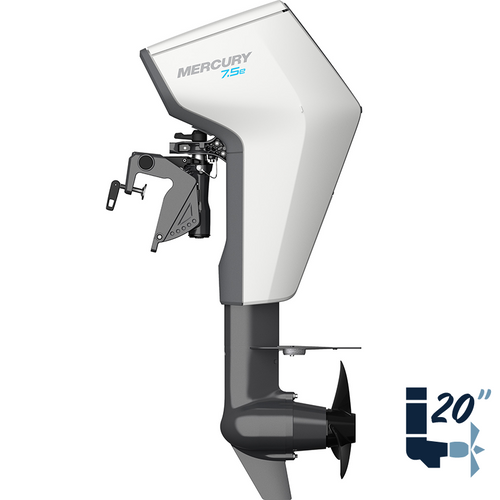 New Mercury Avator 7.5ELRC 20" Shaft Electric Remote Control Outboard ...