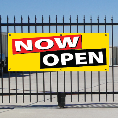 Now Open Sign - Festive - Signquick