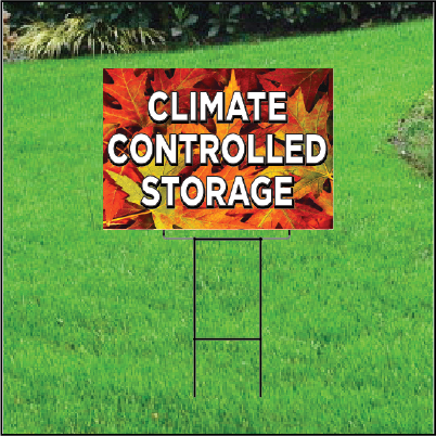 Climate Controlled Self Storage Sign - Fall - Signquick