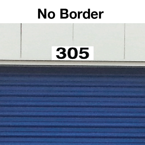 Self Storage Unit and Door Number Plaques - Signquick