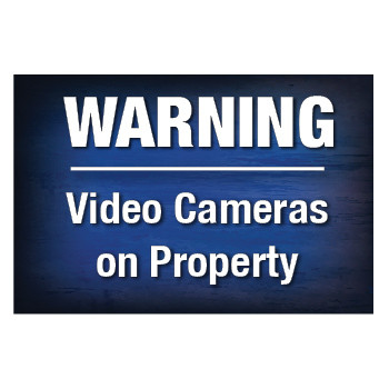 Warning Video Cameras Sign - Signquick