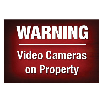 Warning Video Cameras Sign - Signquick