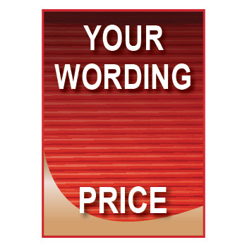 Your Wording Sign 5" x 7" PVC - Jenkins - Signquick