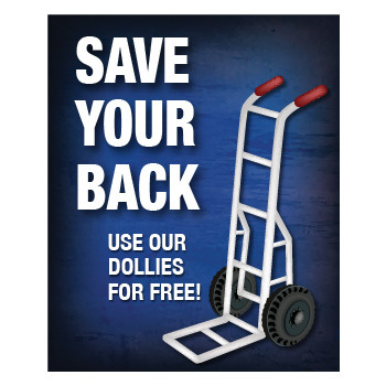 Save Your Back Sign - Signquick