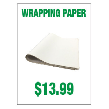 Wrapping Paper Sign - Signquick