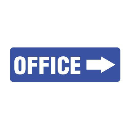 Office Arrow Sign - right - Signquick
