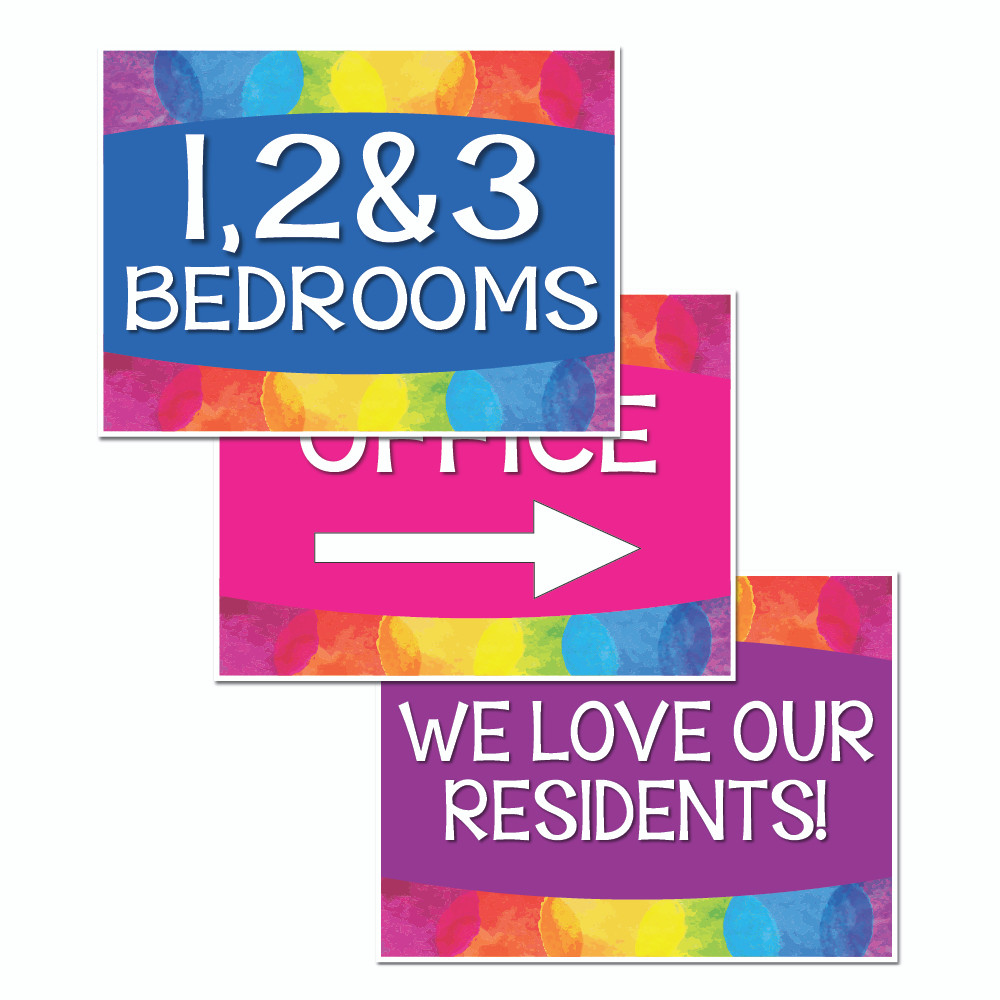 Apartment Signs and Banners - Apartment Bandit Signs - Signquick