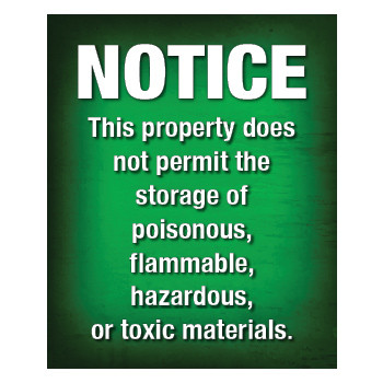 No Hazardous Materials Sign - Signquick