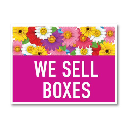 Colorful Bouquet Self Storage Yard Signs - Signquick