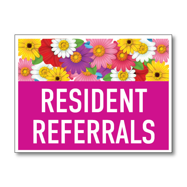 Spring Bouquet Apartment Bandit Signs - Signquick