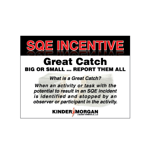 SQE Great Catch Sign - Signquick