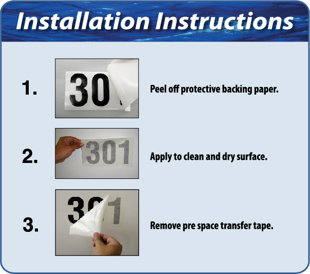 Self Storage Unit and Door Number Decals - Signquick