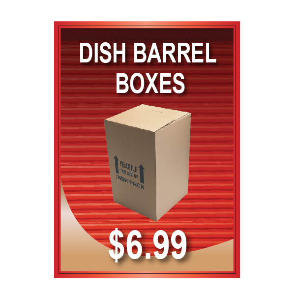 Dish Barrel Boxes Sign $6.99 - Jenkins - Signquick