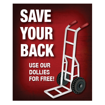 Save Your Back Sign - Signquick