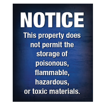 No Hazardous Materials Sign - Signquick