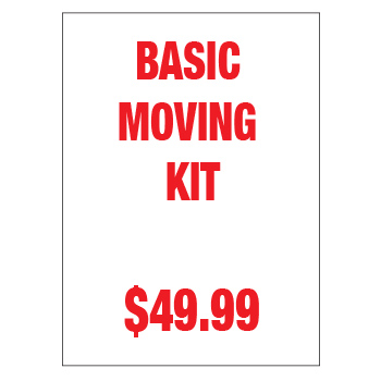 Basic Moving Kit Sign - Signquick