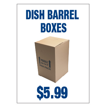Dish Barrel Boxes Sign - Signquick
