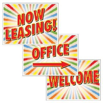 2 Sided Bandit Signs that bring more traffic to your Apartments. Order ...