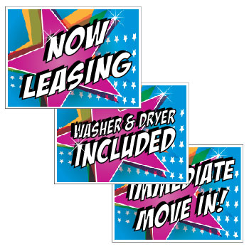 2 Sided Bandit Signs that bring more traffic to your Apartments. Order ...