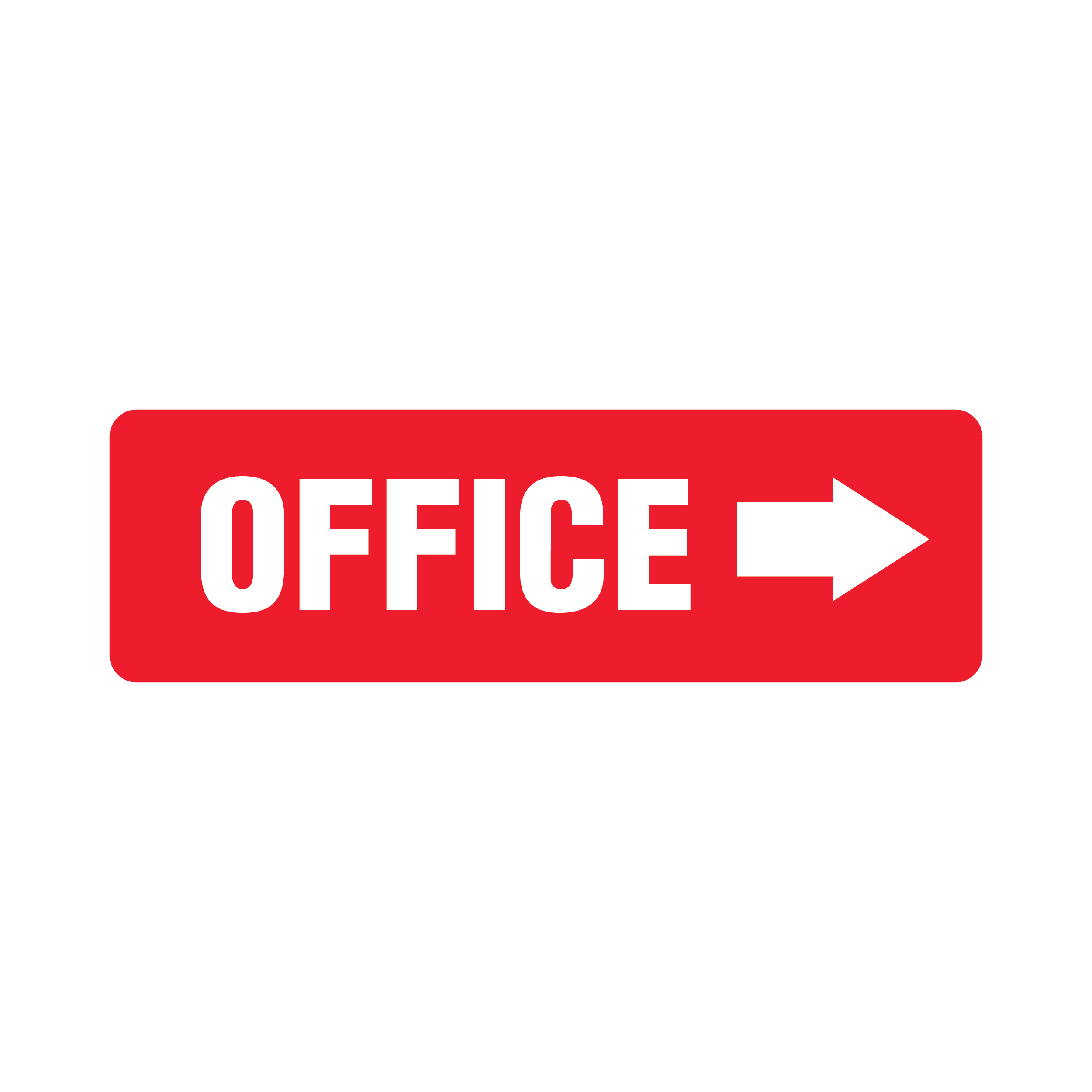 Office Arrow Sign - right - Signquick