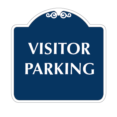Visitor Parking Sign 18" x 18" - Signquick