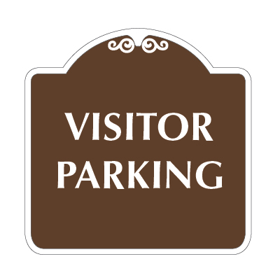Visitor Parking Sign 18" x 18" - Signquick