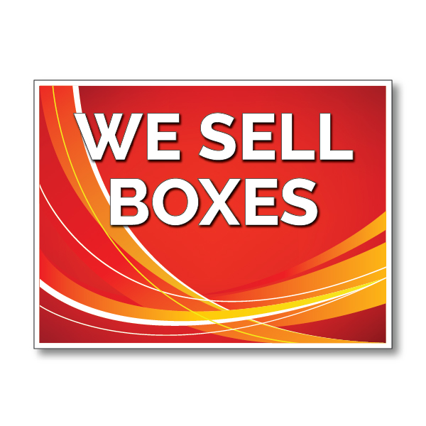 Red Swoosh Self Storage Yard Signs - Signquick