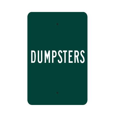 Dumpsters Sign - Signquick