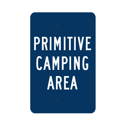 Primitive Camping Area Sign - Signquick