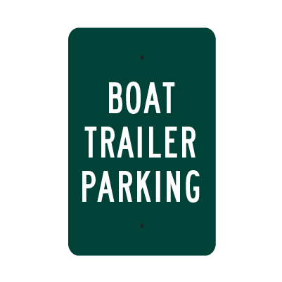Boat Trailer Parking Sign - Signquick
