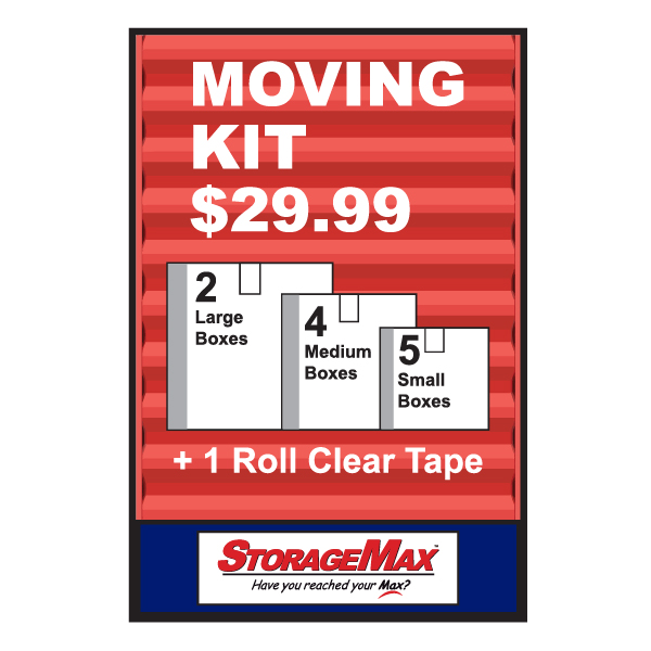 Moving Kit Sign - StorageMax - Signquick