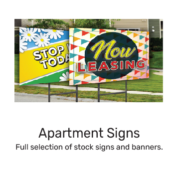 Custom signs and banners with fast turnaround from Signquick