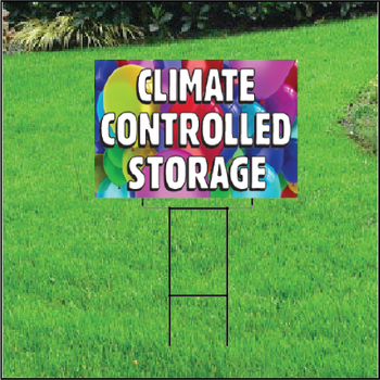 Climate Controlled Self Storage Sign - Balloons - Signquick
