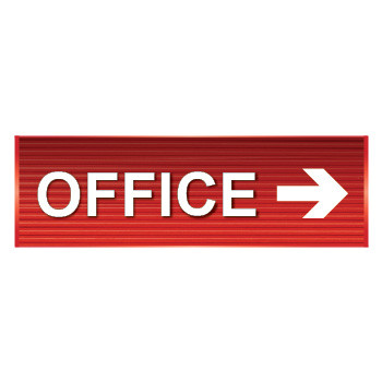 Office Sign - arrow point right - Jenkins - Signquick