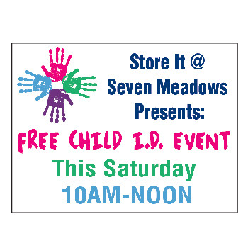 Kid's Fingerprinting Banner - Signquick