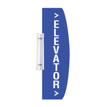 Elevator Sign - double sided with bracket - Signquick