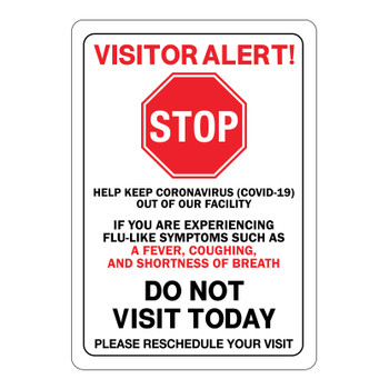 Visitor Alert Signs - Wall Sign - Signquick