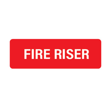 Fire Riser Sign - Signquick
