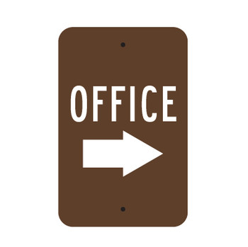 Office With Right Arrow Sign - Signquick