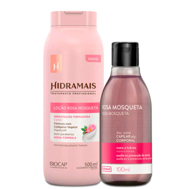 Hidramais Rosa Mosqueta Cream and Farmax Rosa Mosqueta Body Oil