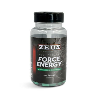 Zeus Sport Pre-Workout Force Energy 60 Capsules