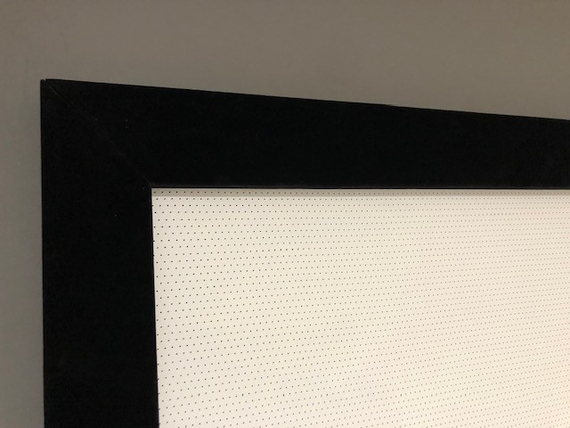 Fixed Frame Acoustically Transparent Home Theater Projection Screen