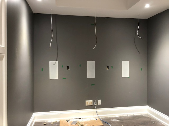 Fixed Frame Acoustically Transparent Home Theater Projector Screen