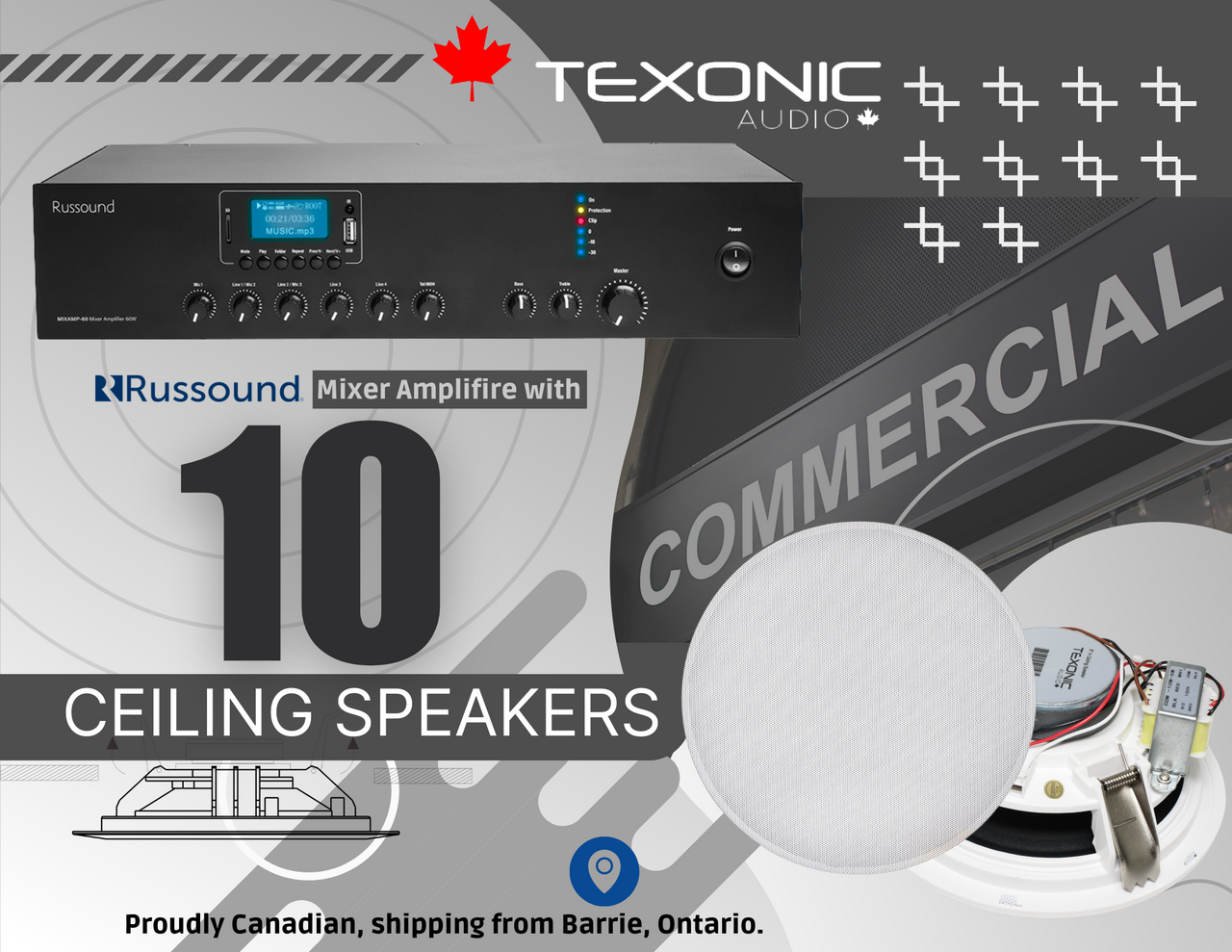 Russound commercial sound system | background music