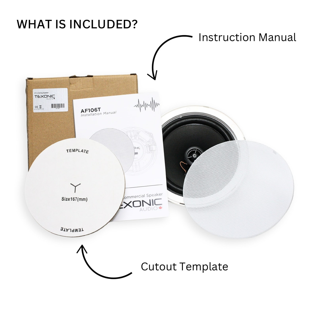TEXONIC 70V Speaker | Slim, Easy Install, In-Store/Online