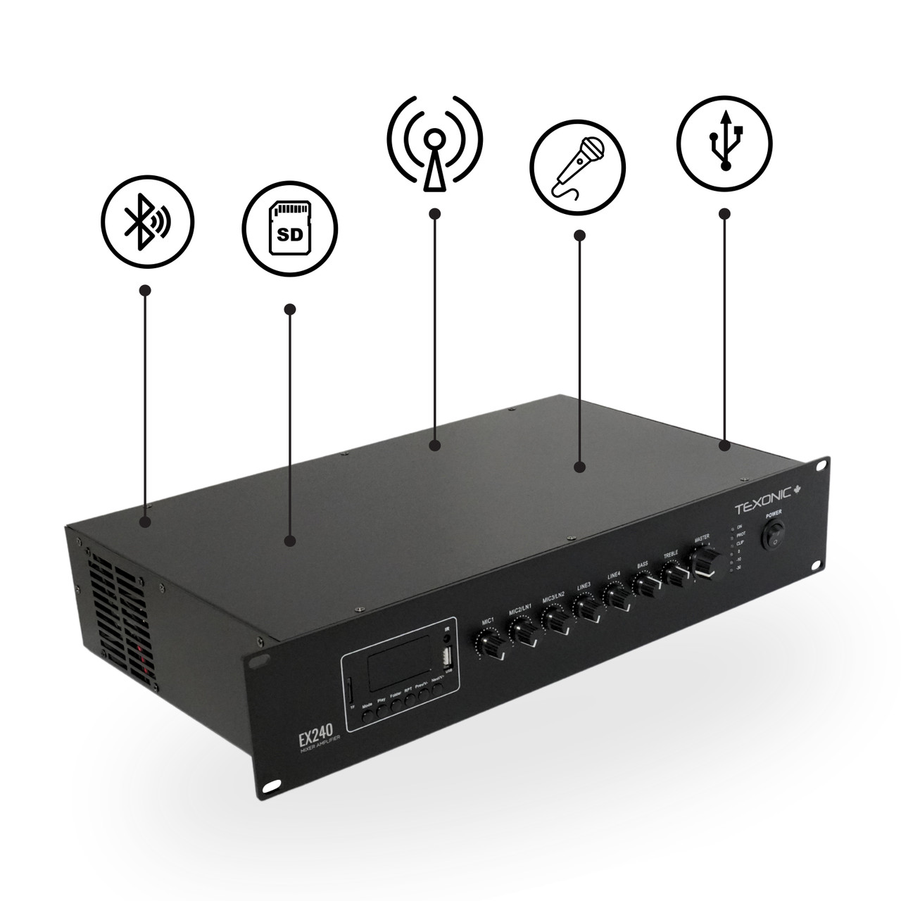 240W Amplifier: Perfect for Large Venue Sound | Canada