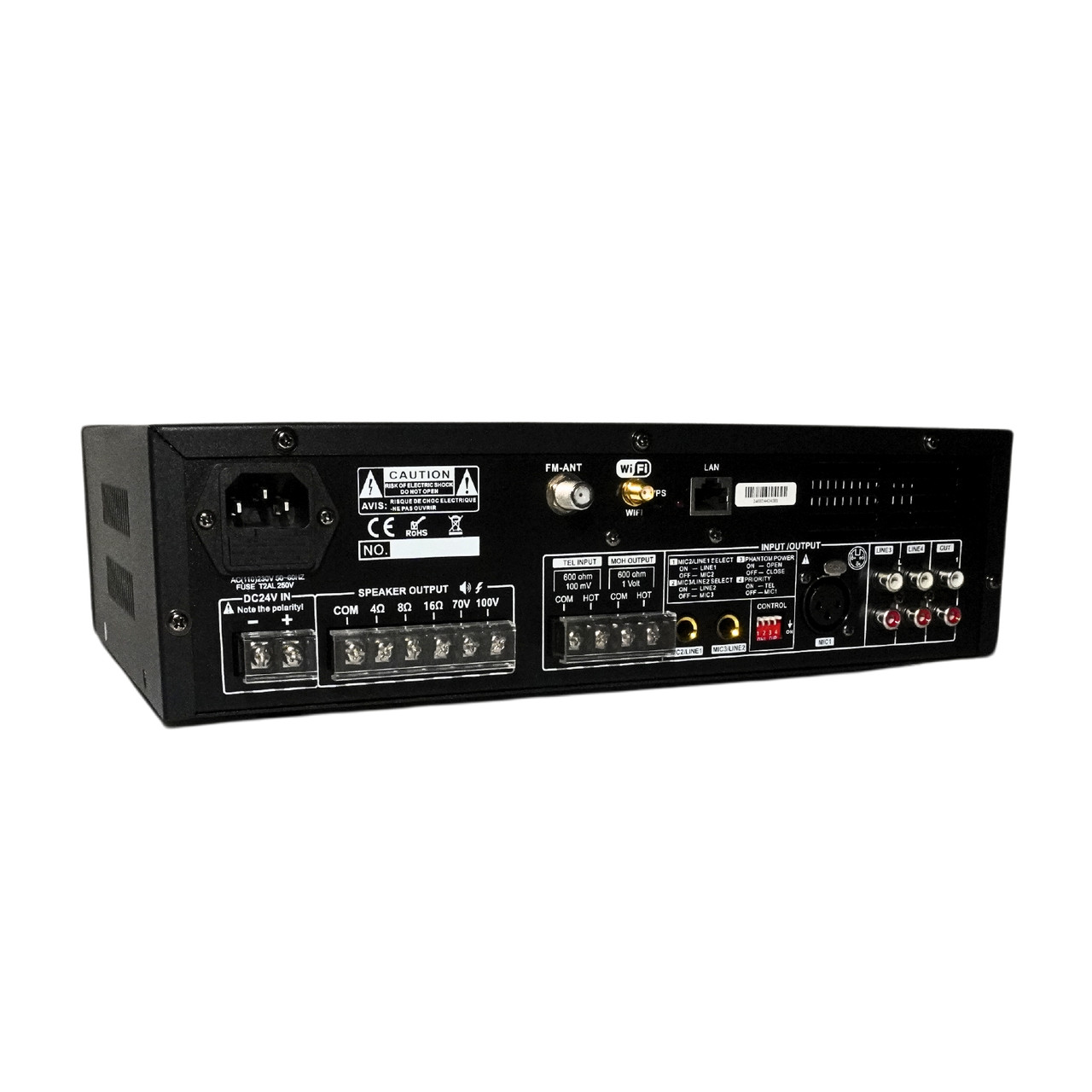 120W WiFi Streaming Amplifier | Bluetooth, MP3, FM Tuner